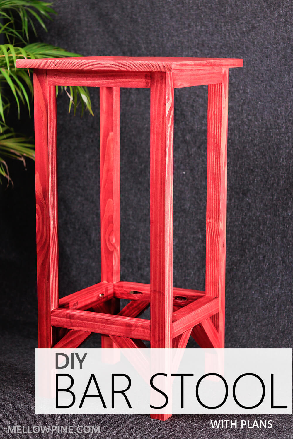 Homemade Bar Stool DIY - MellowPine