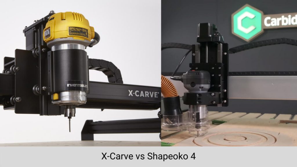 X-Carve vs Shapeoko 4 -Who's the Winner? - MellowPine